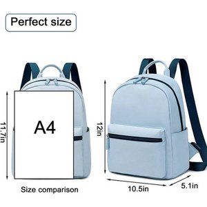 Bags | Mini Backpack Women Girls Blue | Poshmark